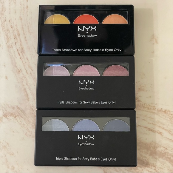 NYX | Makeup | Nyx Triple Shadow Palette 3 Piece Set | Poshmark